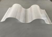 China Two Wall Hollow Corrugated Polycarbonate Sheets For Roofing 2mm Thickness for sale