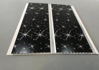 China Black Decorative PVC Wall Panels / PVC Wall Cladding Sheets 7mm 2.5kg/Sqm for sale