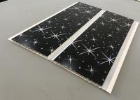 China Black Decorative PVC Wall Panels / PVC Wall Cladding Sheets 7mm 2.5kg/Sqm for sale