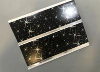 China Black Decorative PVC Wall Panels / PVC Wall Cladding Sheets 7mm 2.5kg/Sqm for sale