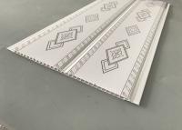 China White PVC Bathroom Wall Panels , Indoor Decorative Plastic Wall Panels for sale