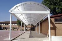 China Uv Roof Corrugated Polycarbonate Roofing Sheets Hollow Core Double Wall for sale
