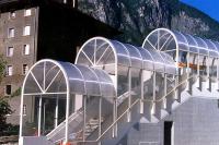 China Sunproof  Twin Wall Polycarbonate Sheet , Clear Polycarbonate Panels 4mm for sale