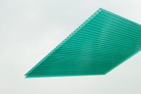 China Good Heat Insulation Multiwall Polycarbonate Sheet , Green Uv Roof Sheeting for sale