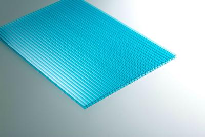 China Impact Resistance Polycarbonate Roofing Sheets With Two Layer 4mm 5mm 6mm for sale