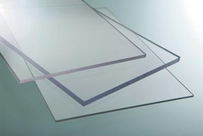 China Transparent Flat Perspex Sheets , Greenhouse Polycarbonate Roof Panels for sale