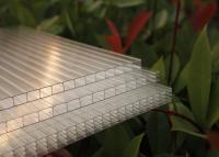 China Double Wall Polycarbonate Greenhouse Panels , Polycarbonate Flat Sheeting for sale