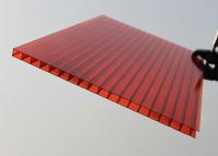 China Embossed Polycarbonate Flat Sheeting / Greenhouse Polycarbonate Roof Panels for sale