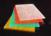 China Colorful Diamond Surface Polycarbonate Solid Sheet Lightweight 2-12mm for sale