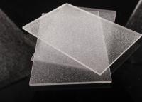 China Transparent Leather Pattern Polycarbonate Solid Sheet Excellent Heat Insulation for sale
