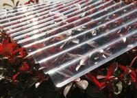 China Transparent Corrugated Polycarbonate Sheets For Roofing UV Resistant for sale