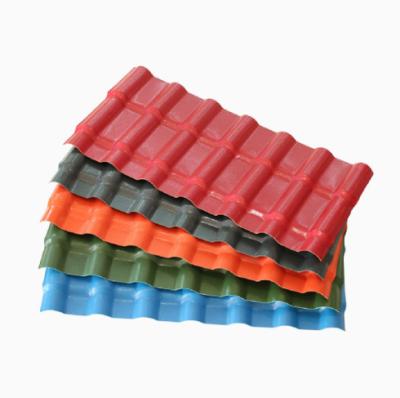 China Competitive Price Roma and Spanish Style ASA PVC Plastic Roof Tile/Synthetic Resin Roof Tile for sale