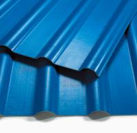 China Steel Core Composite Roof Tile Customized PVC Plastic Roof Sheets Bule White Grey Green for sale