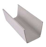 China Residential / Commercial  PVC Roof Gutter Lightweight Rain Gutter Accessories for sale