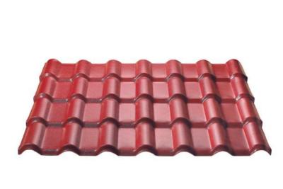 China Excellent lasting Color ASA PVC Plastic Roof Tile/Synthetic Resin Roof Tile for sale