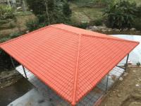 China Excellent lasting Color ASA PVC Plastic Roof Tile/Synthetic Resin Roof Tile for sale