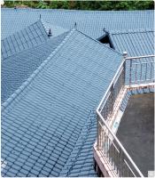 China Excellent lasting Color ASA PVC Plastic Roof Tile/Synthetic Resin Roof Tile for sale