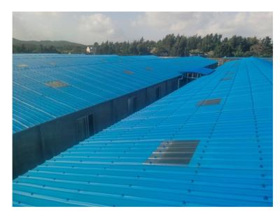 China Waterproof Insulated Sandwich Panel Fire Resistant EPS Foam Roof Sandwich Panel Customized for sale