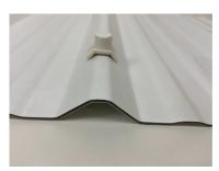 China Waterproof Composite Roof Tile Self Cleaning ASA PVC Roof Sheet Customized for sale
