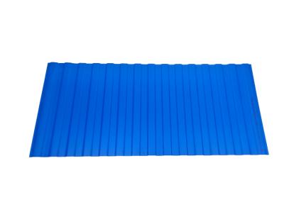 China Blue / White Anti Corrosion Roof Tile Waterproof PVC Roofing Sheets for sale