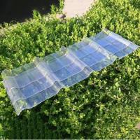 China Customizable Translucent PVC Roofing Sheet 2mm - 10mm Thickness Translucent Roof Tiles for sale