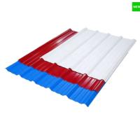 China Eco-Friendly Brick Red PVC Roof Tiles Vintage Brick UPVC Roof Sheet for Villas for sale