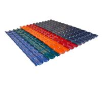 China ASA Corrugated Plastic Roof Sheet Ultra-strong Color Fixing Spanish Synthetic Resin Tile for sale