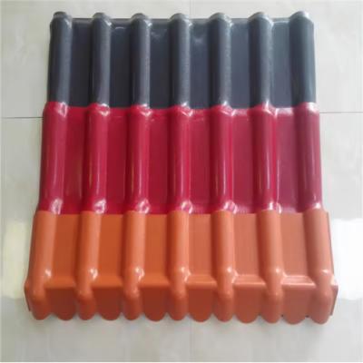 China 1000mm Width ASA Synthetic Resin Tile Versatile Tile Roof Sheets Weather Resistant for sale