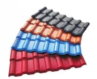 China 880mm Width ASA Synthetic Resin Tile Cold Resistant ASA PVC Roof Tiles Customizable for sale