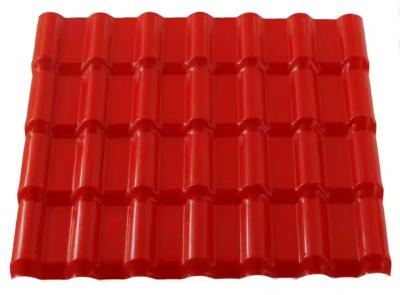 China 880mm Width ASA Synthetic Resin Tile Cold Resistant ASA PVC Roof Tiles Customizable for sale