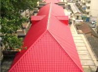 China 880mm Width ASA Synthetic Resin Tile Cold Resistant ASA PVC Roof Tiles Customizable for sale
