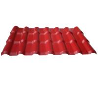 China Customized Red Colour Roofing Sheet Versatile Resin Roof Tile Weather Resistant for sale
