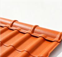 China Customized Red Colour Roofing Sheet Versatile Resin Roof Tile Weather Resistant for sale