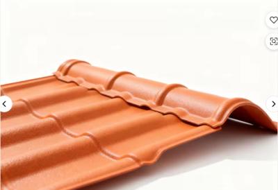 China Blue / Grey ASA Synthetic Resin Tile Customizable Color Roof Tile for sale