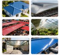 China Blue / Grey ASA Synthetic Resin Tile Customizable Color Roof Tile for sale