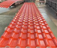 China Blue / Grey ASA Synthetic Resin Tile Customizable Color Roof Tile for sale