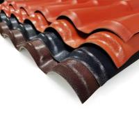 China Heat Resistant Synthetic Various Colors Resin Roof Tile for sale