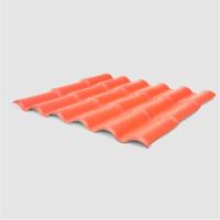 China 1050mm ASA Synthetic Resin Tile UV Resistant Architectural Roof Tiles Red for sale