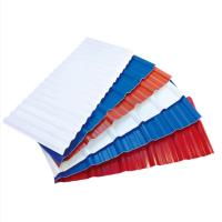 China High Rigidity Trapezoidal PVC Roof Panel with Custom Length and Waterproof for Large Construction for sale