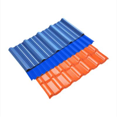 China High Rigidity Trapezoidal PVC Roof Panel with Custom Length and Waterproof for Large Construction for sale