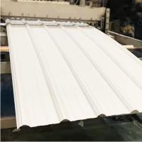 China Customized PVC Corrugated Roofing Sheets Weather Resistant Lightweight PVC Panels 1050mm Width for sale