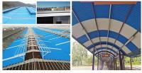 China Architectural PVC Ceiling Panel Weatherproof UPVC Roof Sheet White for sale