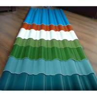 China Robust PVC Ceiling Sheets Customized Coloured Corrugated Sheet Square for sale