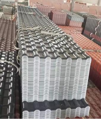 China Customizable Architectural Roof Tile 2.5mm / 2.8mm / 3.0mm Thickness Synthetic Resin Tiles UV Resistant for sale