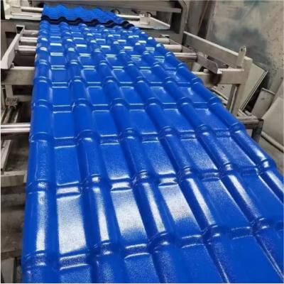 China Robust ASA Synthetic Resin Tile Weather Resistant PVC Roofing Tiles 1050mm for sale