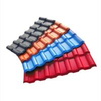 China Robust ASA Synthetic Resin Tile Weather Resistant PVC Roofing Tiles 1050mm for sale