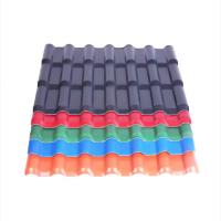 China Versatile ASA Synthetic Resin Tile Red Green Bule Architectural Roof Tiles for sale