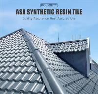 China Durable Synthetic Resin Tile Acid Alkali Salt Resistant ASA Roofing Sheets for sale