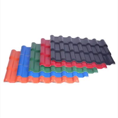 China 2.5mm - 3.0mm Thickness Color Roof Tiles Customized Lightweight Tiles For Roof for sale