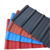 China Glossy / Matte PVC Ceiling Panel Coloured Corrugated Sheets For Commercial Residential And Agricultural for sale